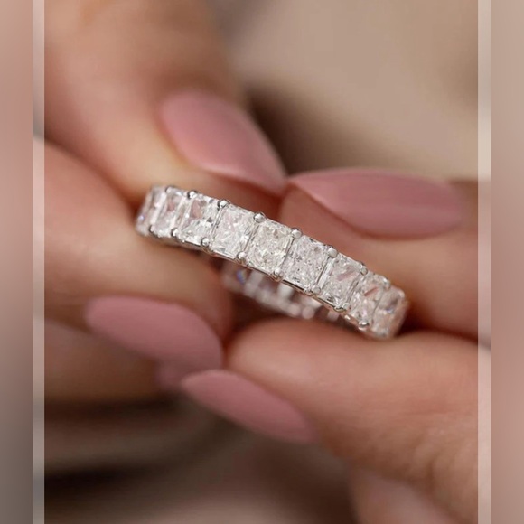 Jewelry | New Eternity Ring 925 Sterling Silver Cz Cubic Zirconia ...